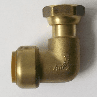 Tectite Brass Pushfit Bent Tap Connector 3/4 x 22mm - 27631501 ...