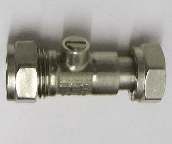 Toilet and Tap Isolation Shut Off Valve - 07000150 - Plumbers Mate Ltd