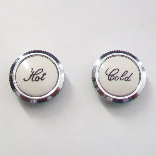 Traditional Screw In Chrome White Tap Handle Indices - 58004079 ...