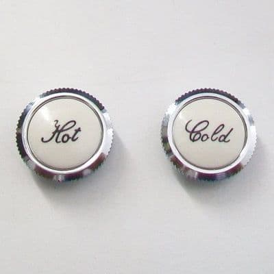 Traditional Screw In Chrome White Tap Handle Indices - 58004079 ...