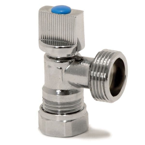 Washing Machine Metal Lever Inlet Angled Pegler - 07200128 - Plumbers ...