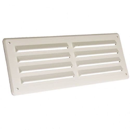 White Louvre Internal Ventilation Grill 241 x 89mm - 70001130 ...