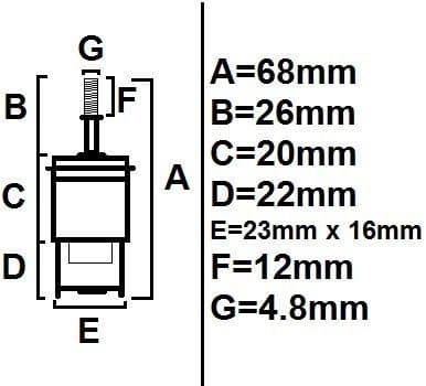 Monobloc 26mm Mini Joystick Monobloc Tap Cartridge - 620ST146 ...