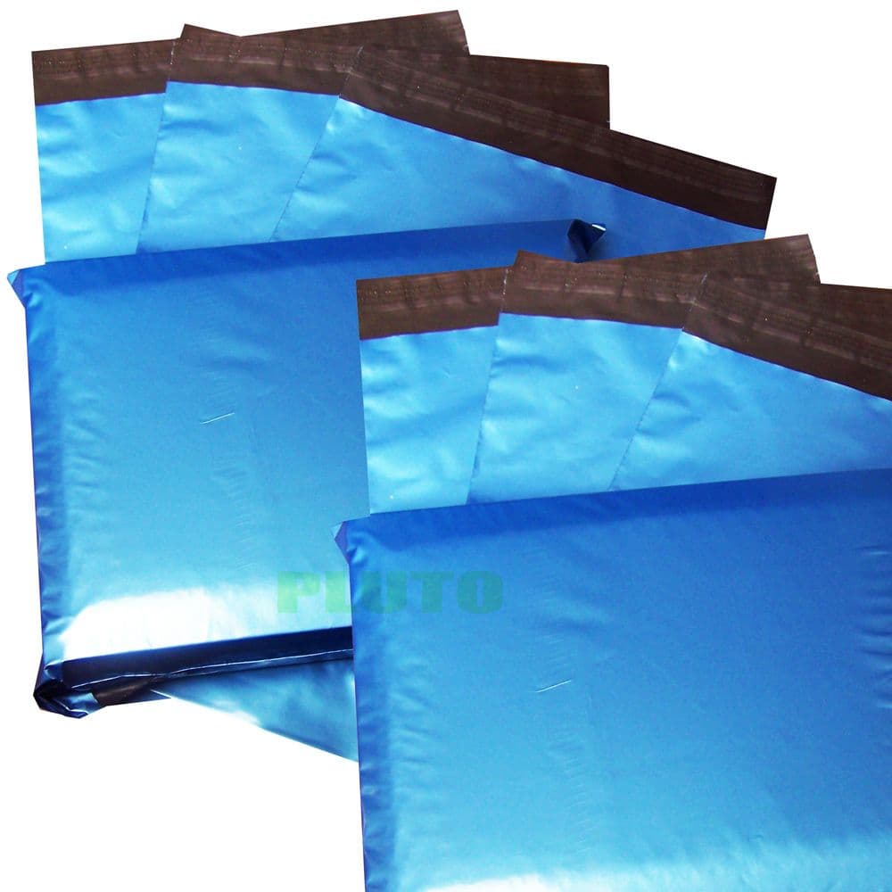 20 x 29" Metallic Blue Mailing Bags