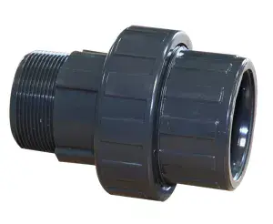 2" Grey PVC Male Threaded Pump Union GP200SUMT