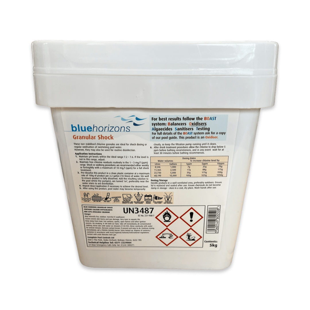 Blue Horizons Granular Shock Chlorine 5kg