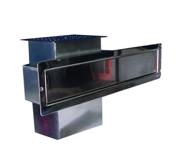 Certikin Complete Stainless Steel Narrow Mouth Skimmer - 2& x22 ...