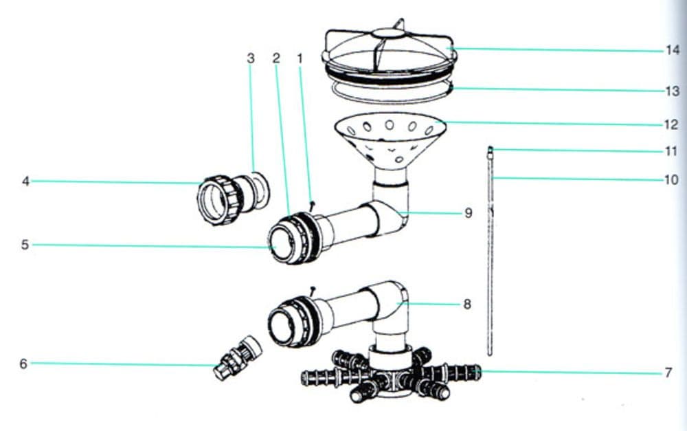 Lid Spanner all - Lacron Side Mount Filter