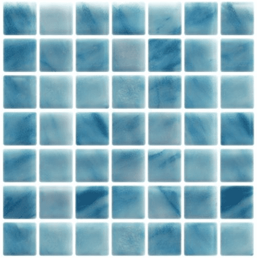 Waxman Ceramics AquaStyle Blue Macauba 2003252 25x25mm - Pack of 14 Sheets