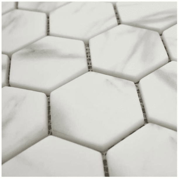 Waxman Ritz Carrara RZ-2401 48mm Hexagon - Pack of 20 Sheets
