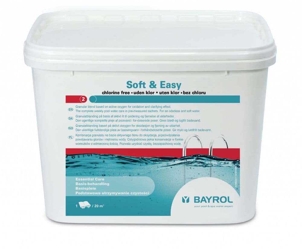BAYROL Soft & Easy & x28;16 x 280g sachets& x29; 4 48kg Pack - Active ...