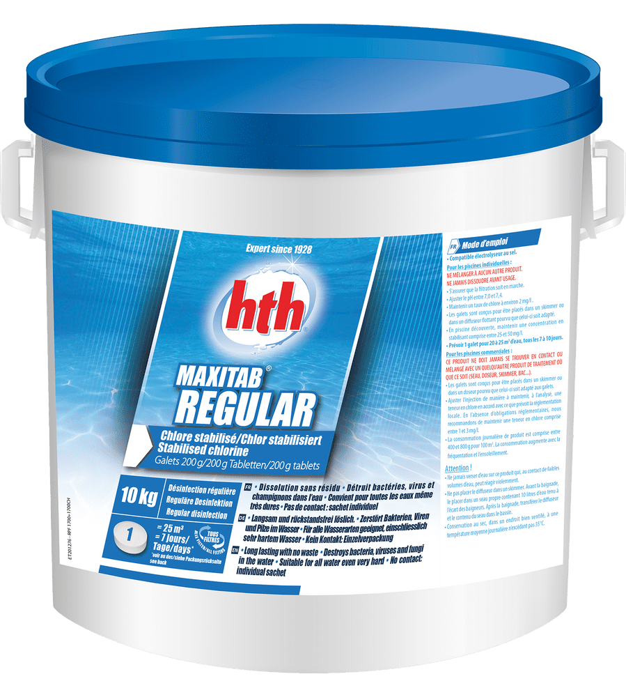 HTH 200g Maxitab Chlorine Tablets 10kg