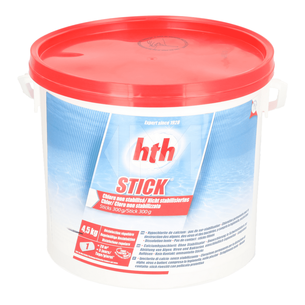 HTH Stick Non-Stabilised 300g Chlorine Tablets 4 5kg