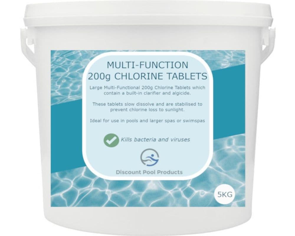 Multi-Functional Large 200g Chlorine Tablets 5kg
