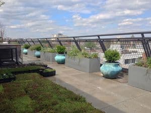 Geo Fibreglass Trough Planters From potstore.co.uk