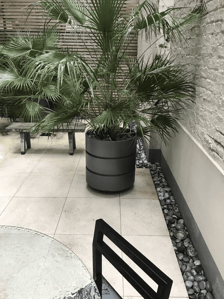 Circular Modular GRP Planters from potstore.co.uk