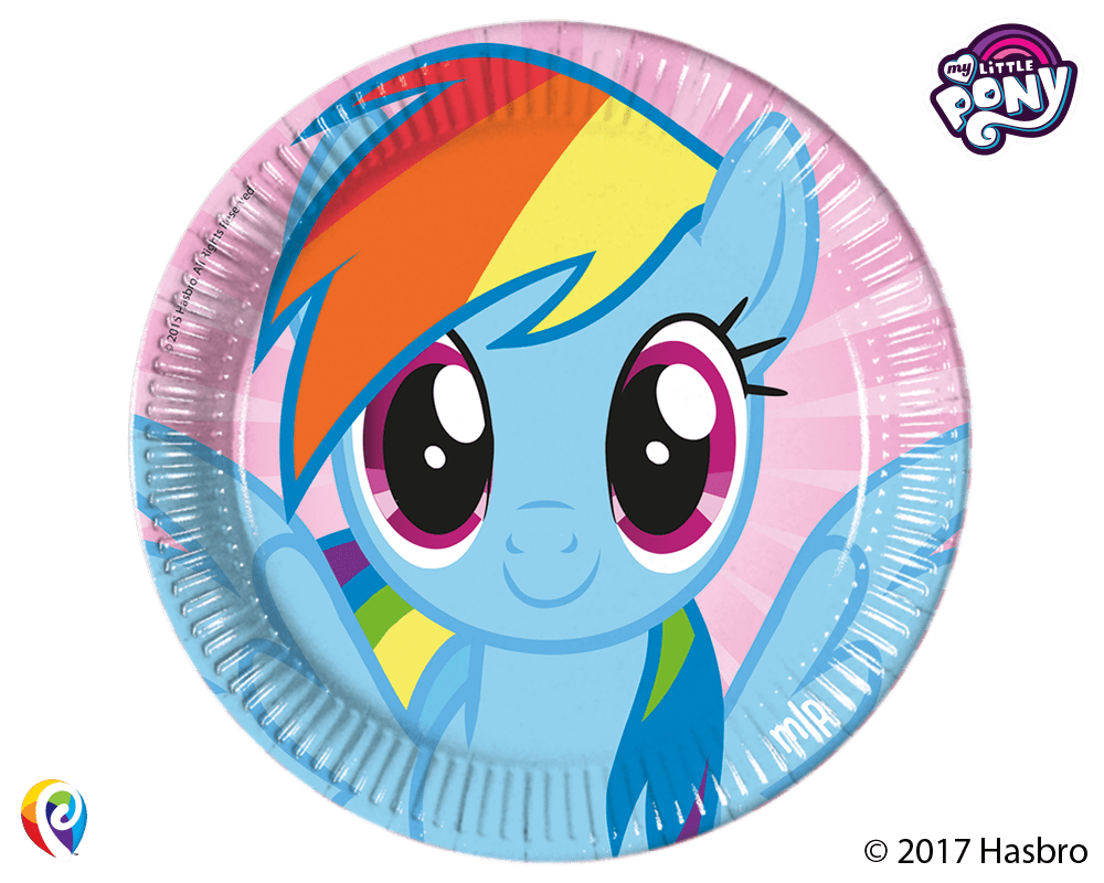8 My Little Pony Paper Party Plates
