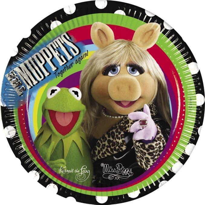 8 The Muppets Theme Paper Party Plates