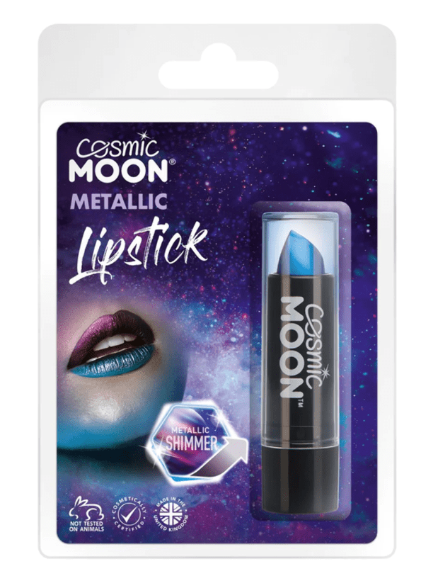 Cosmic Moon Lipstick Metallic Blue