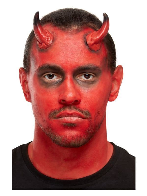 Devil Face Paint And Horns Kit