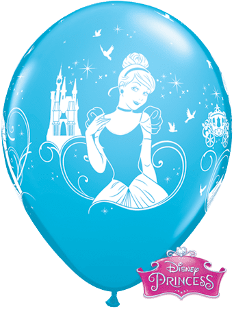 Disney Cinderella Blue Balloons 6 Pack