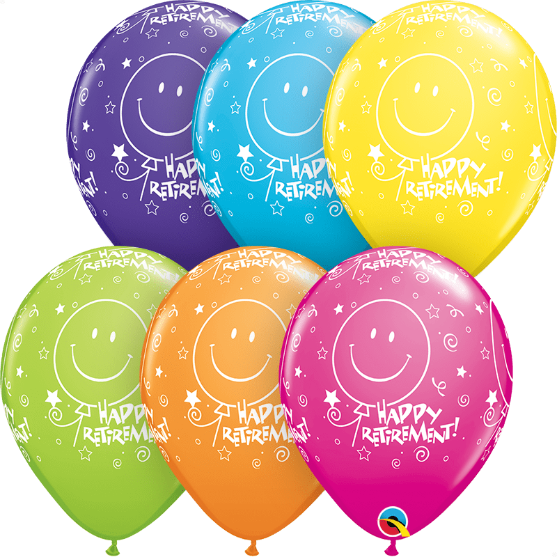 Happy Retirement Assorted Balloons