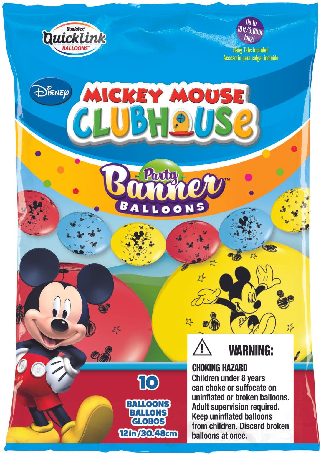 Mickey Mouse Latex Banner Balloons