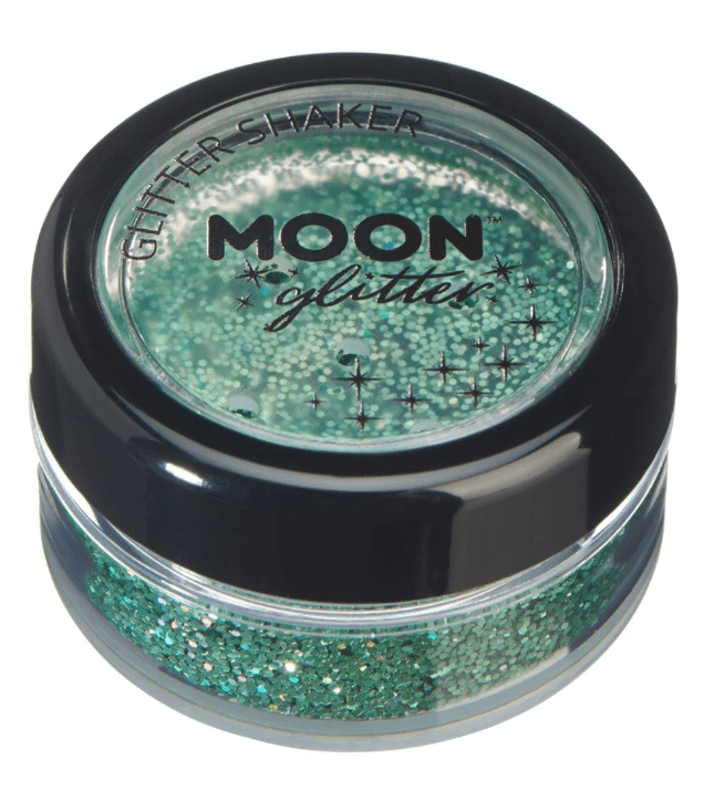 Moon Glitter Shaker In Green