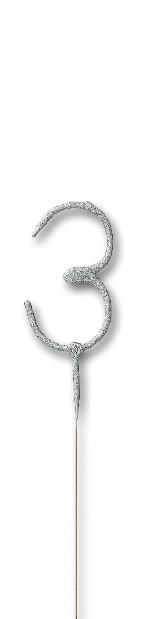 Number Sparkler 3
