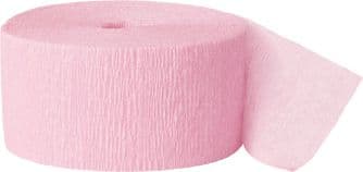 Pink Paper Streamer Roll 81ft