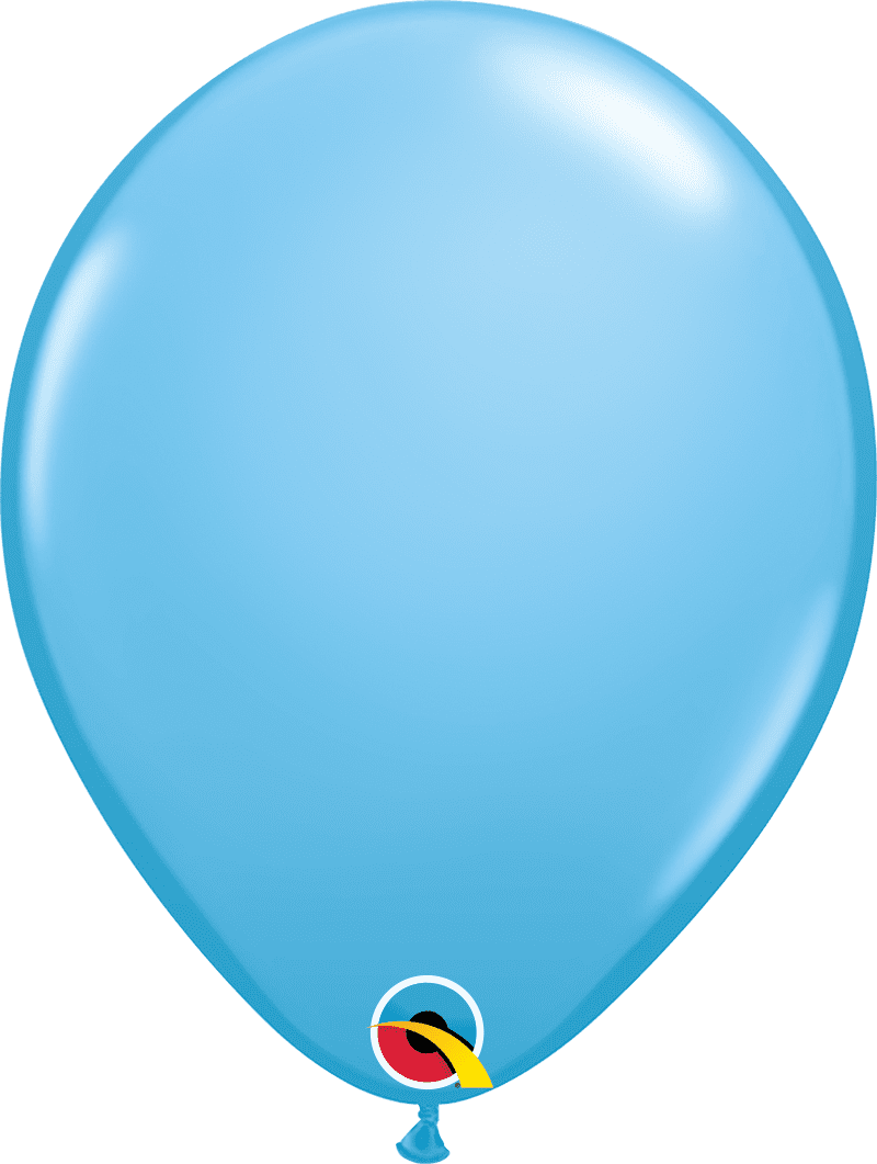 Qualatex Pale Blue Balloon Uninflated