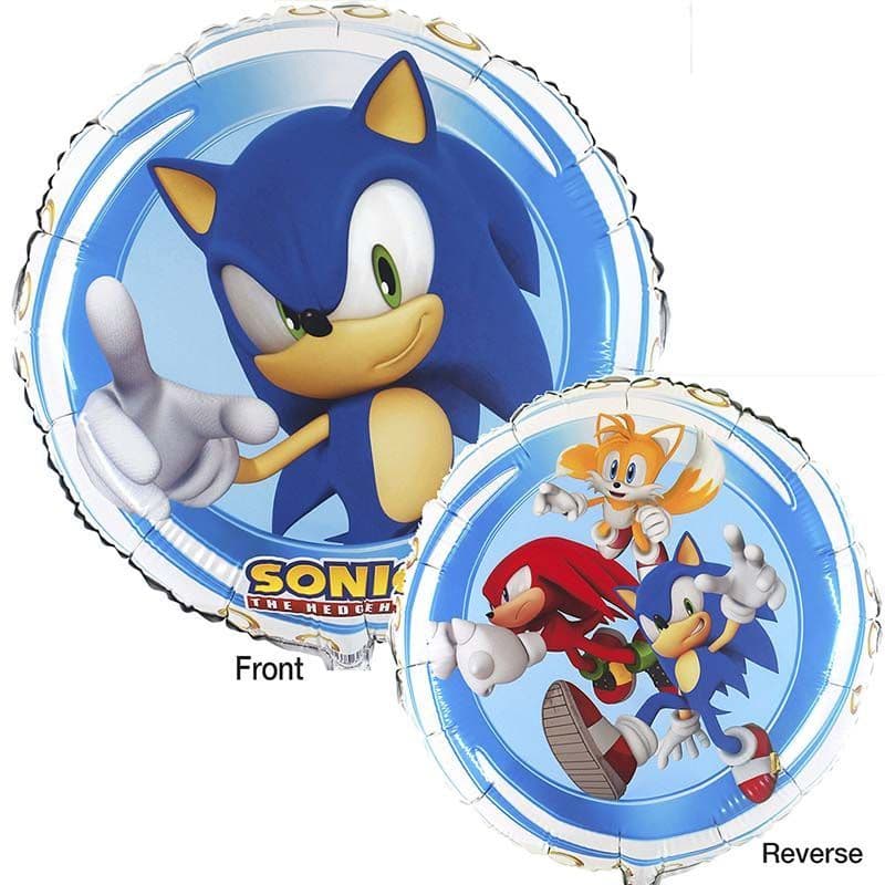Sonic The Hedgehog Foil Helium Balloon