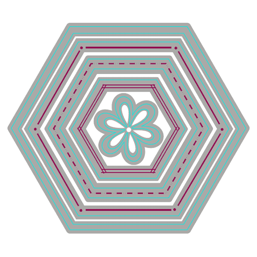 Dinky Hexagon Dies