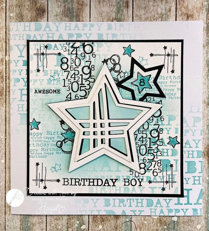 Happy Birthday Stencil