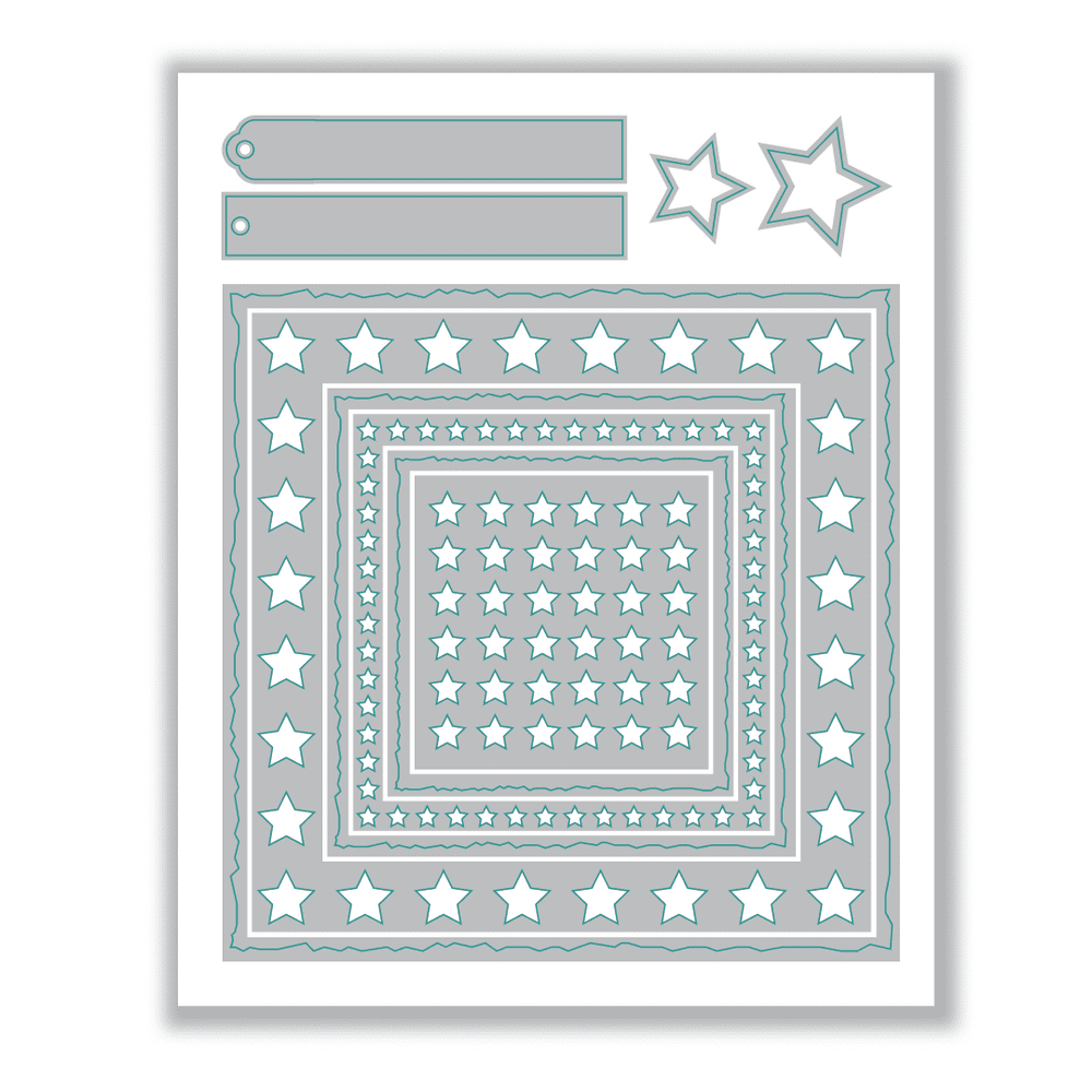 Hazel s Star Medley Die Set