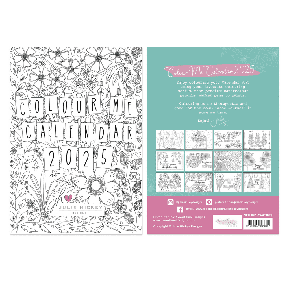 Julie s Colour Me Calendar 2025