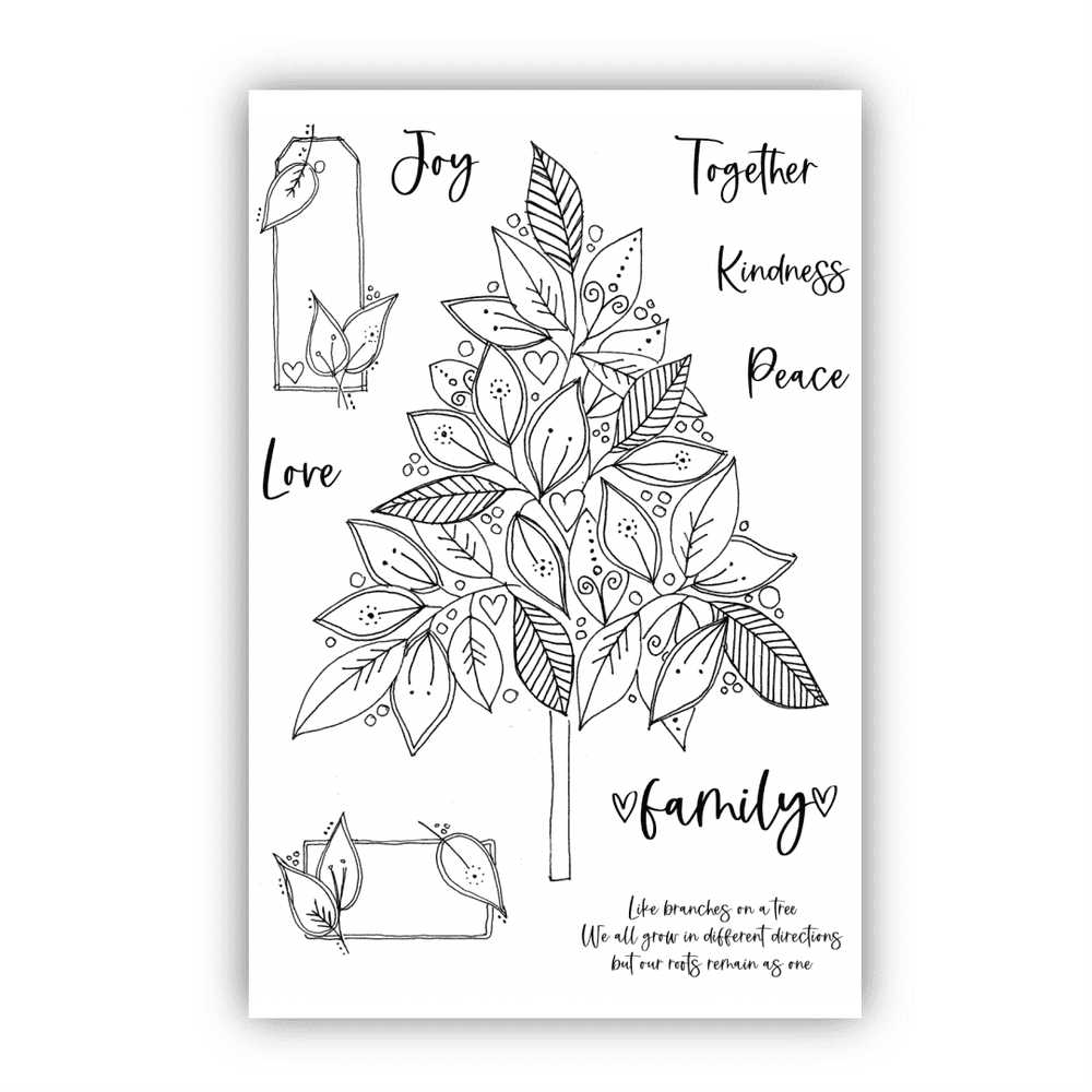 Tree of Life A6 Stamp Set