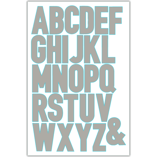 Uppercase Alphabet Dies