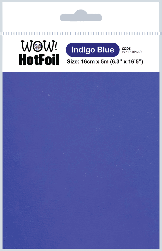 W217-RP660 Indigo Blue HOT Foil