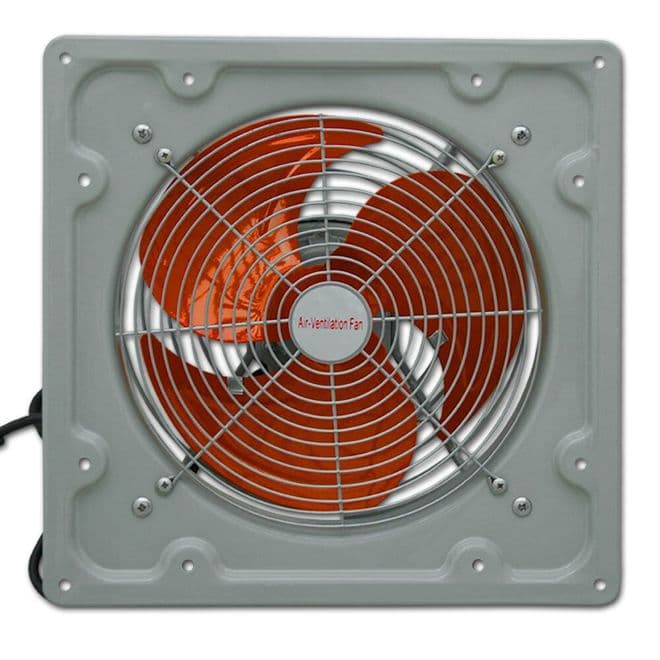 Industrial Metal Axial Extractor Ventilation Fan with Louver Shutter ...