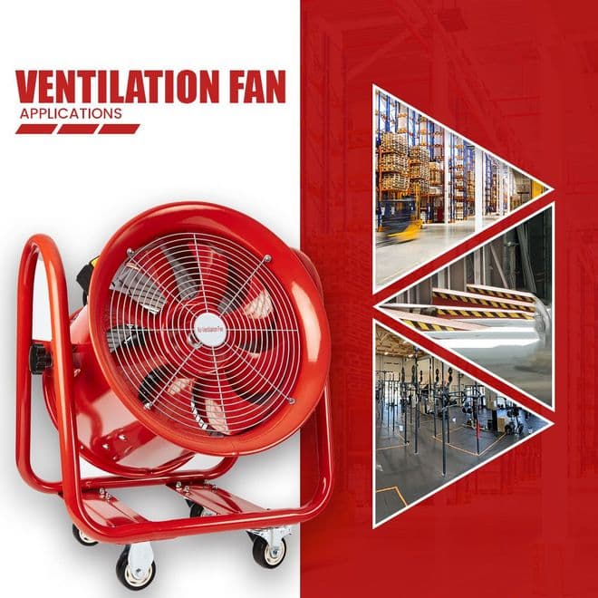 Portable fan Ventilator Workshop Extractor Fan!