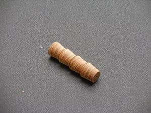 P12TE Teak Cross Grain Timber Pellets 12 7mm