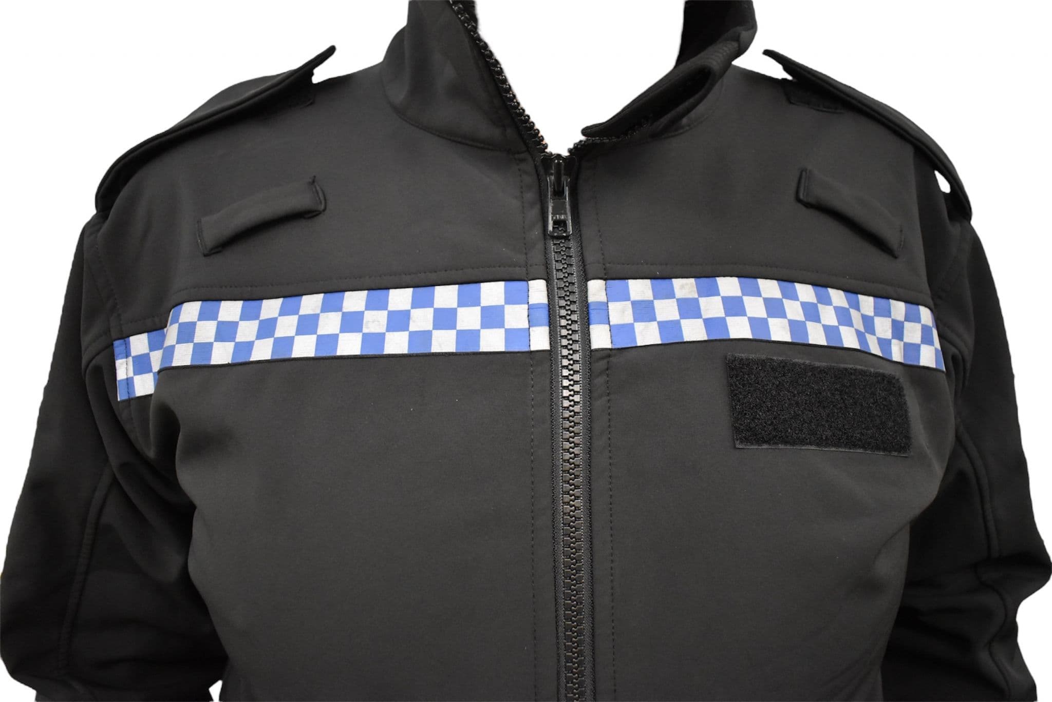 British Police Black Softshell Waterproof Jackets