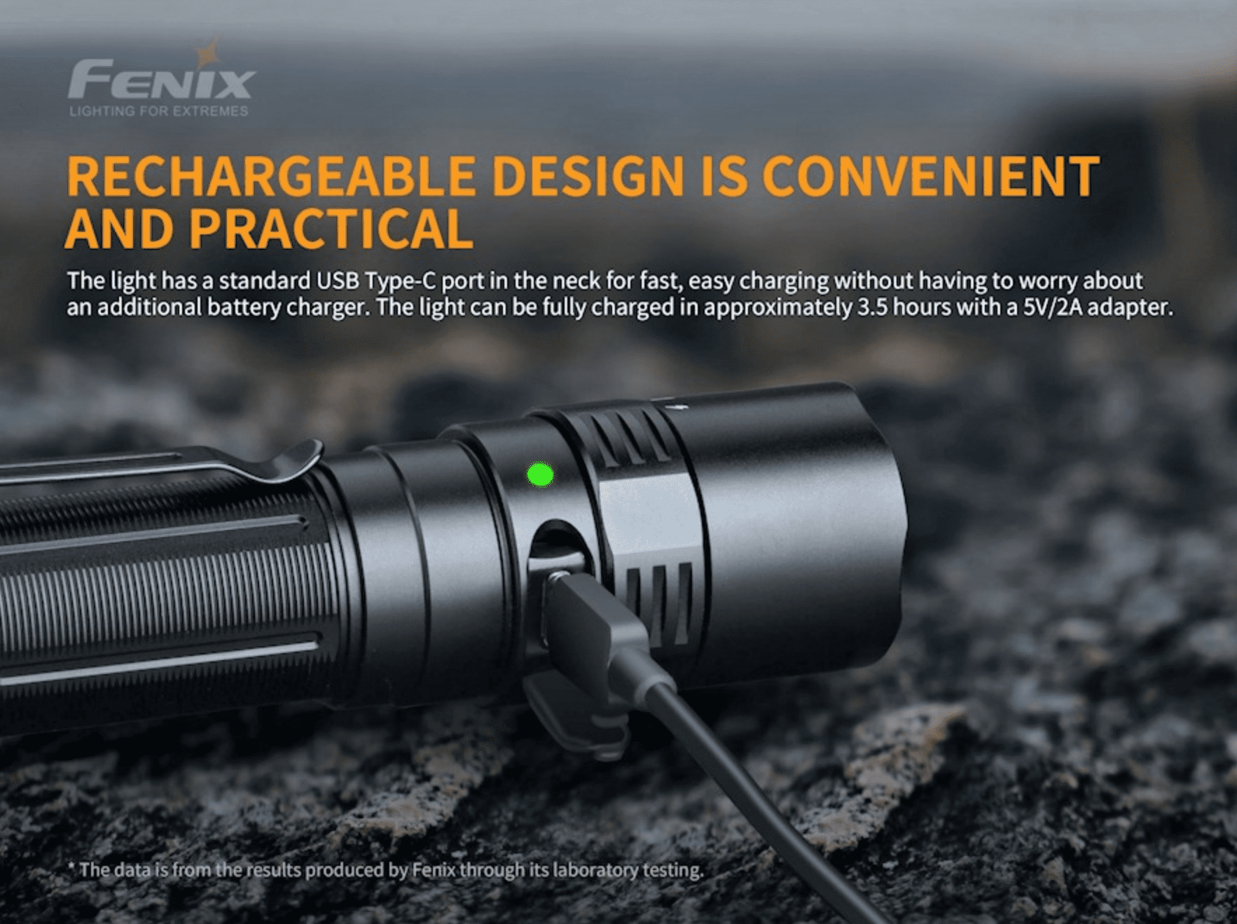 Fenix PD40R V2 0 3000 Lumen Mechanical Rotary Switching Rechargeable ...