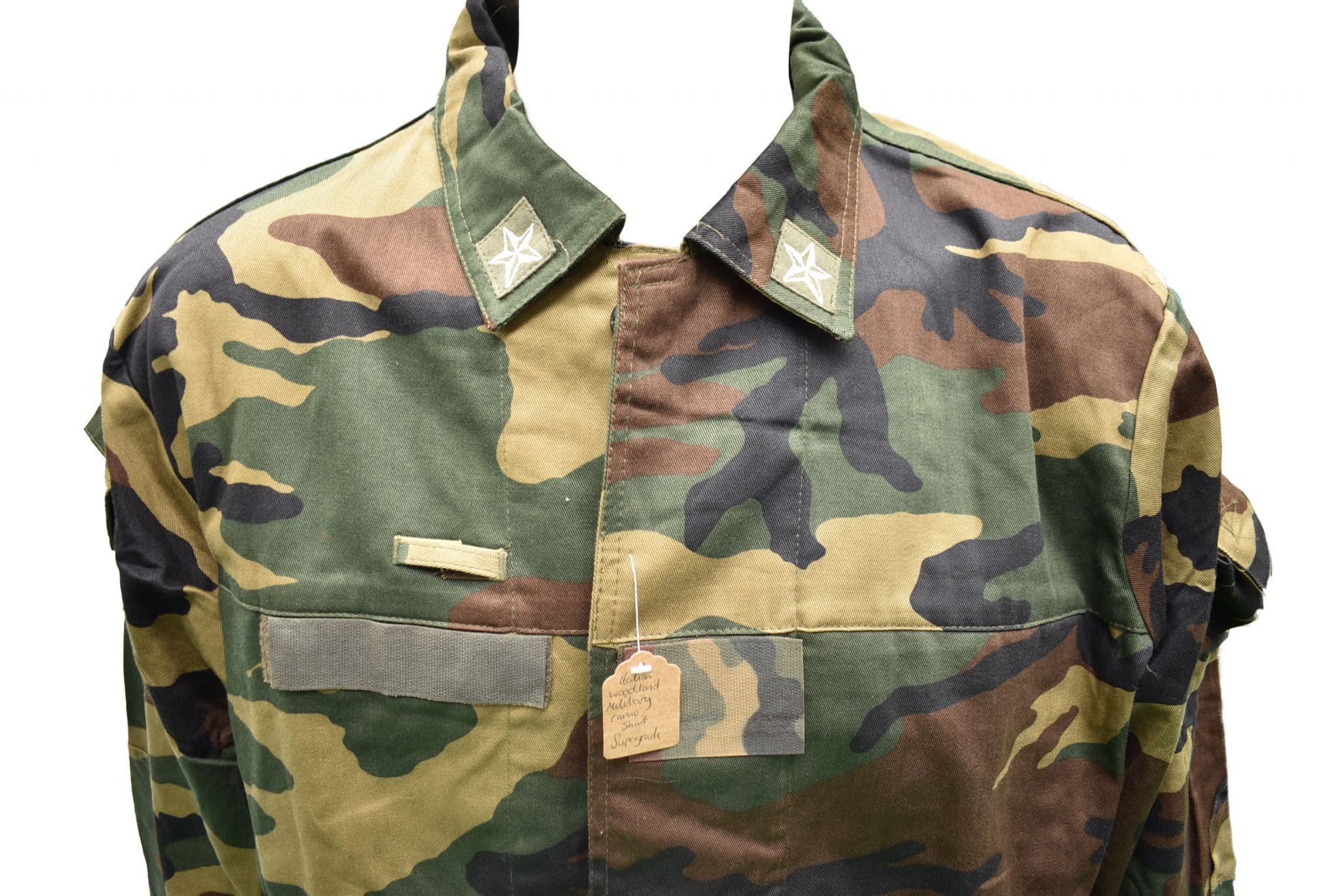 Italian Army Mimetico Roma M90 Woodland Camo Shirt