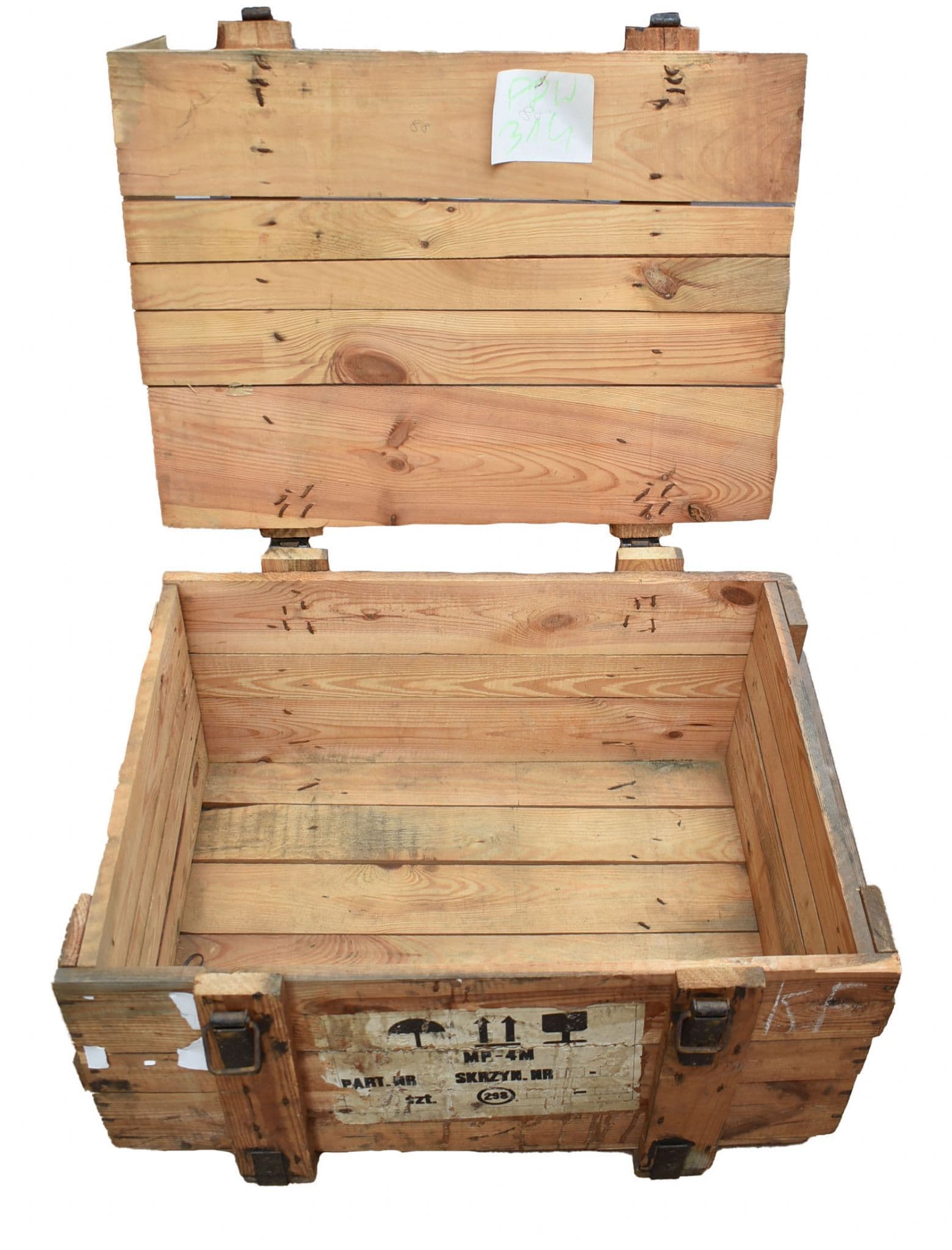 Polish Military MP4 Gas Mask Wooden Box