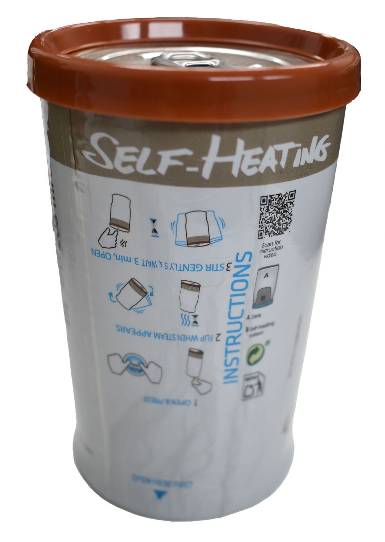 The 42 Degrees Company Self Heating Can Hot Drink - Caffe Latte Arabica