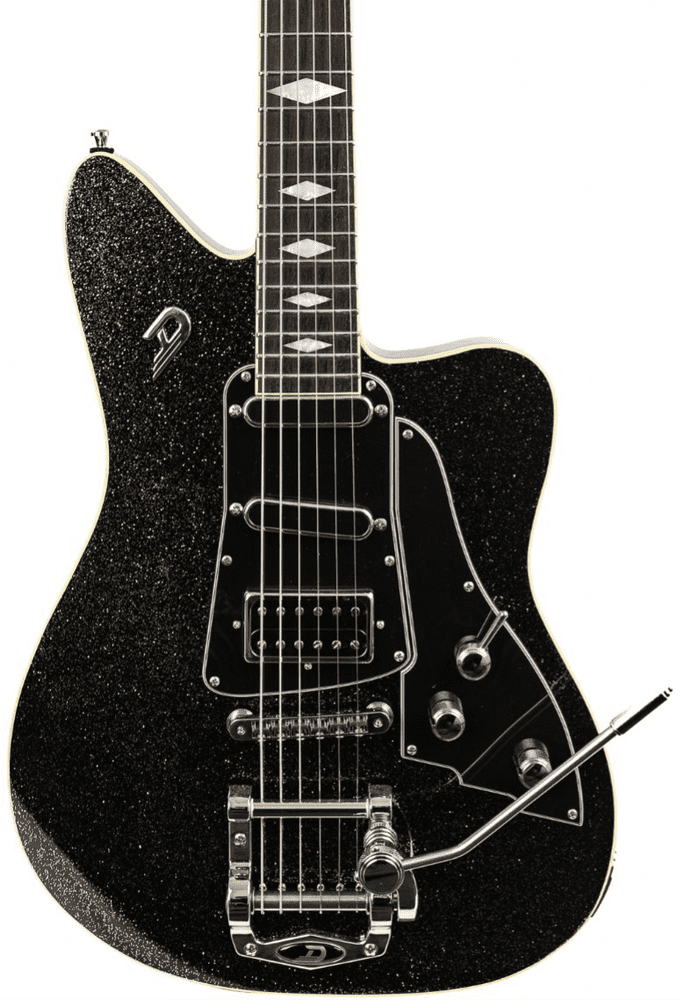 Duesenberg Paloma Black Sparkle with Gigbag