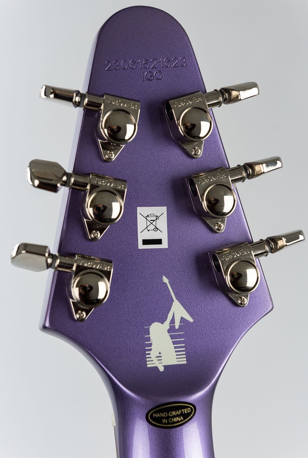 Epiphone Kirk Hammett 1979 Flying V Purple Metallic Inc Case