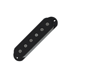 Lollar Strat Sixty-Four Flat Middle - Black